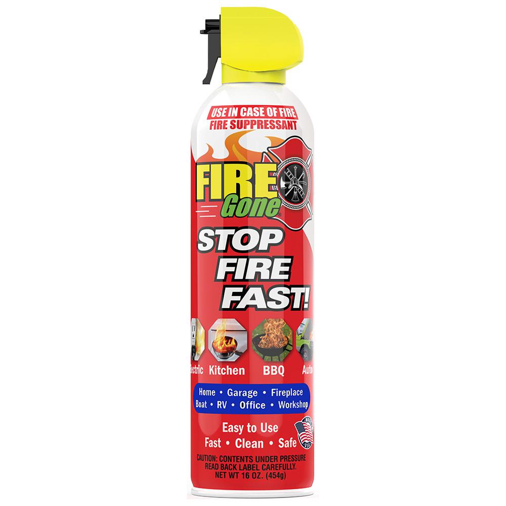Fire Gone Extinguisher 16oz Can – Standard of Safety Defense Products